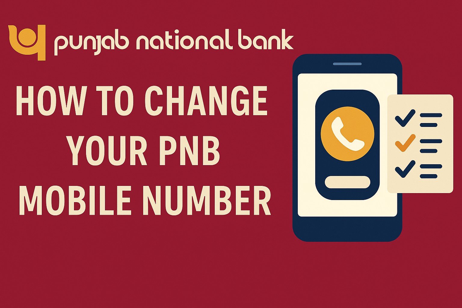 How To Change Your PNB Mobile Number: Simple Online & Offline Options ...
